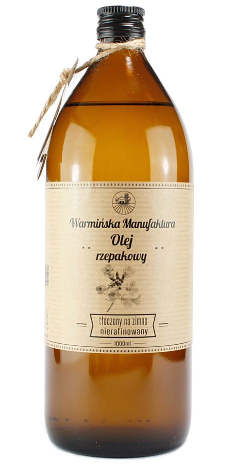 Olej rzepakowy 1000ml Warmińska Manufaktura 5905178010569 Cena