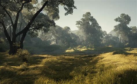 Beautiful Landscape Unreal Engine 5 RTX AAA Game Stable Diffusion