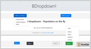 Top JQuery Dropdown Plugins Free And Paid FormGet Top JQuery Dropdown Plugins Free And Paid FormGet