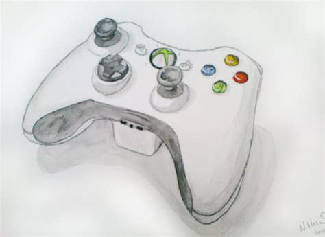 Xbox 360 Controller Drawing At Explore Collection