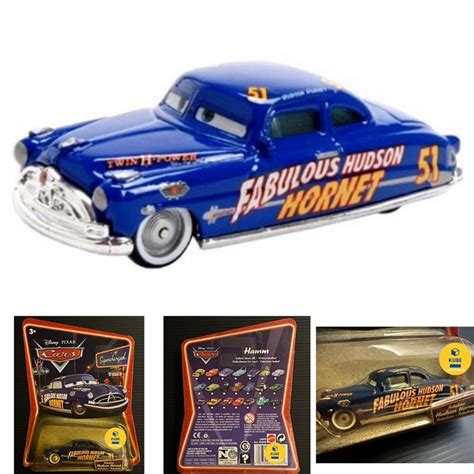 Disney Pixar Cars Fabulous Hudson Hornet Supercharged Series Silver