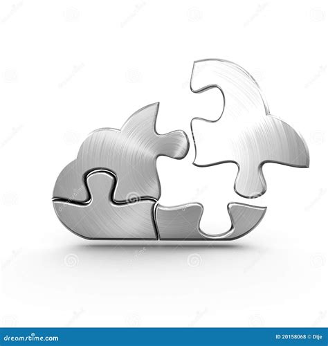 Building A Cloud Computing Stock Illustration Illustration Of