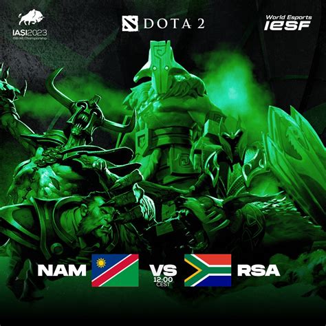 IESF On Twitter 12PM CEST NAMvsRSA Gather Round Dota 2