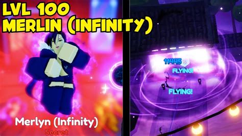 LVL 100 EVOLVED MERLIN INFINITY SHOWCASE IN ANIME ADVENTURES YouTube