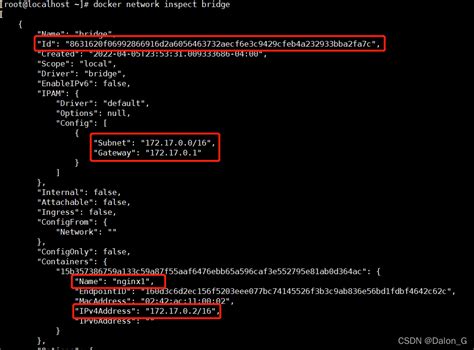 Docker学习006 Docker网络 Bridge模式分配容器ip实现容器ping通docker Network Inspect