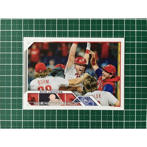 ★topps Mlb 2023 Series 1 248 Rhys Lightning／rhys Hoskins Philadelphia