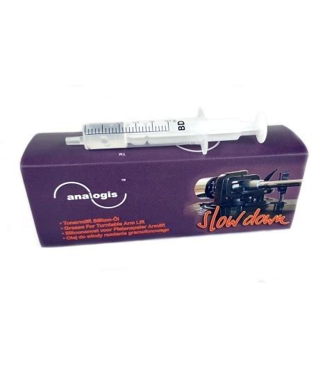 Analogis Slow Down Tonearm Silicon Damping Oil Fluid Scott Nangle Audio