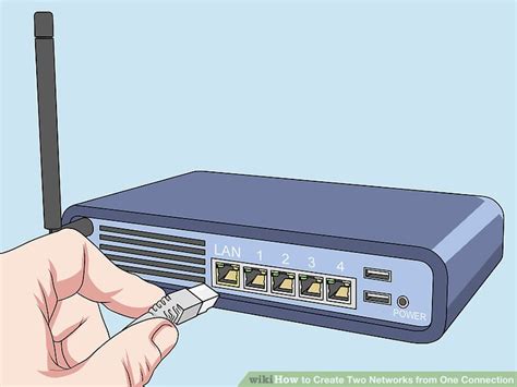 How To Create Two Networks From One Connection Steps
