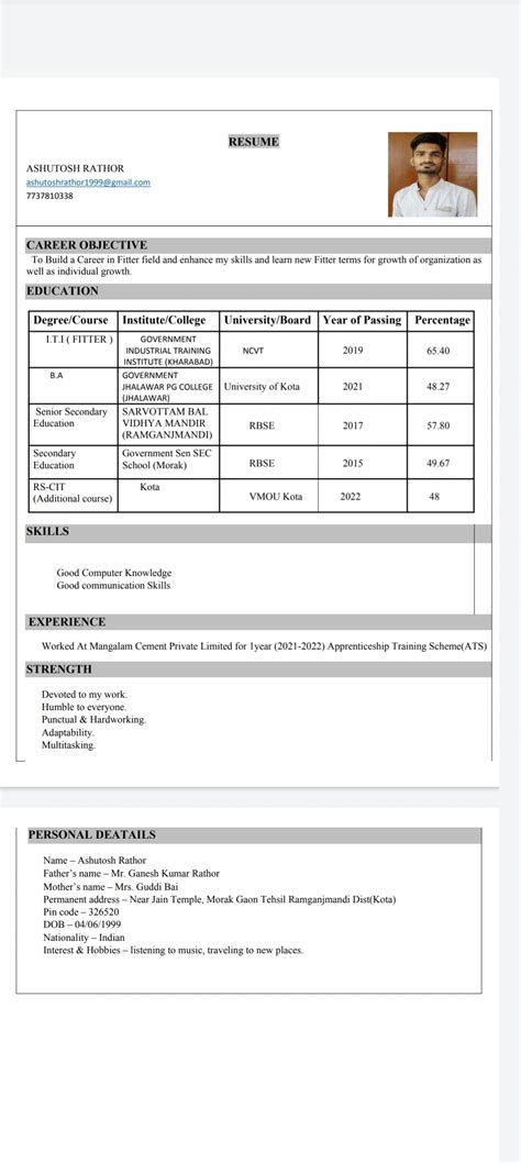 Ashutosh Rathor On Linkedin Sub Regarding Vacancy For The Post Of