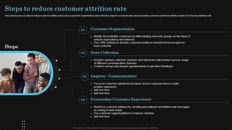 Steps To Reduce Customer Attrition Rate Optimize Client Journey To