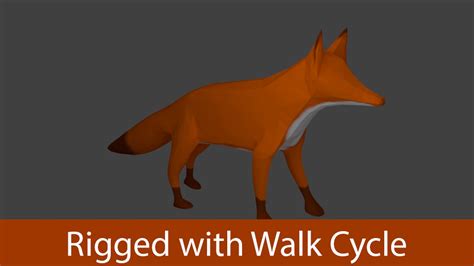 Fox Blender 3d 3ds