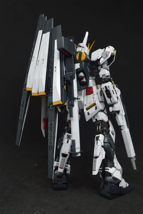 Commission Work Custom Build Mg 1100 Nu Gundam Verka Pretty Fun Kit