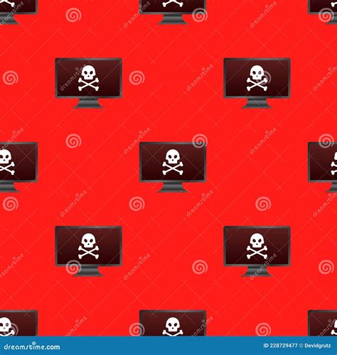 Cyber Security Concept Pattern Cyber Security Concept Virus Protection Vector Stock