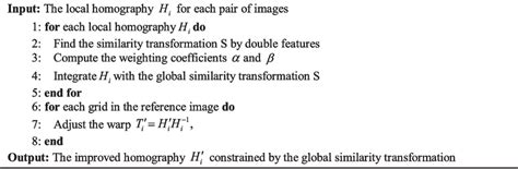 Global Similarity Transformation Using Double Features Download