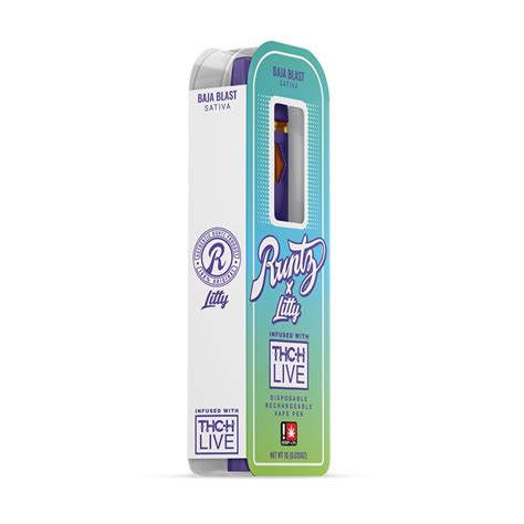 Runtz Thc H Live 1g Baja Blast Sativa Disposable Cbd Oil