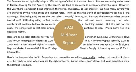 2023 Mid Year Report