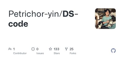 GitHub Petrichor Yin DS Code