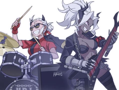 Justice And Judgement Helltaker Drawn By Kyo Hei Kyouhei Danbooru