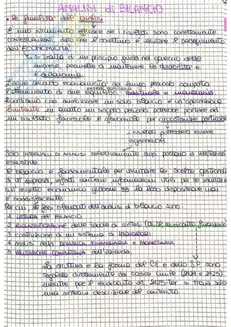 Appunti Analisi Di Bilancio
