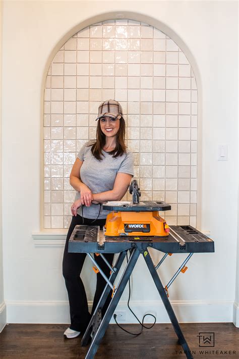 How To Cut Curved Tile Taryn Whiteaker Designs