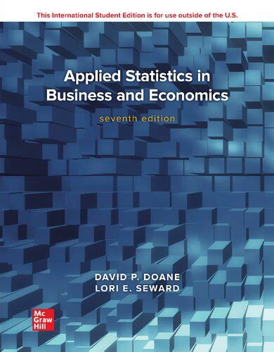 Solutions For Applied Statistics In Business And Economics 7th By David