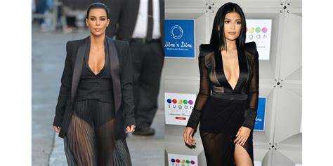 66 Best Kylie Jenner And Kim Kardashian Twinning Outfit Photos