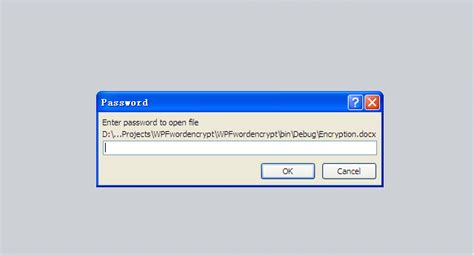 encrypt and decrypt word document for wpf applications