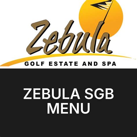 Zebula Sgb Menu