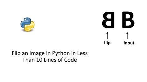 How To Flip An Image In Python In Less Than Lines Of Code YouTube