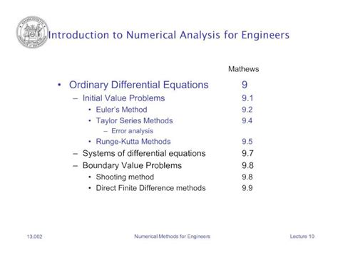 pdf introduction to numerical analysis for engineers · introduction