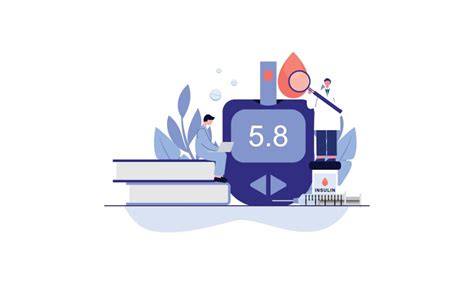 Blood Glucose Testing Meter Royalty Free Vector Image