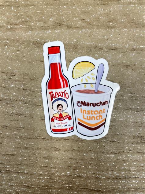 Tapatio Maruchan Sticker Etsy
