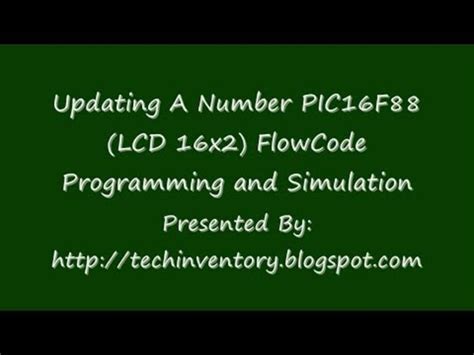 Flowcode Programming And Simulation Video Tutorials With Examples A
