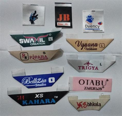 Satin Printed Label For Garments Packaging Type Packet At Rs