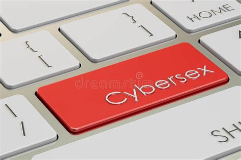 Cybersex Key On Keyboard 3d Stock Illustration Illustration Of Cinema Adult 87475231