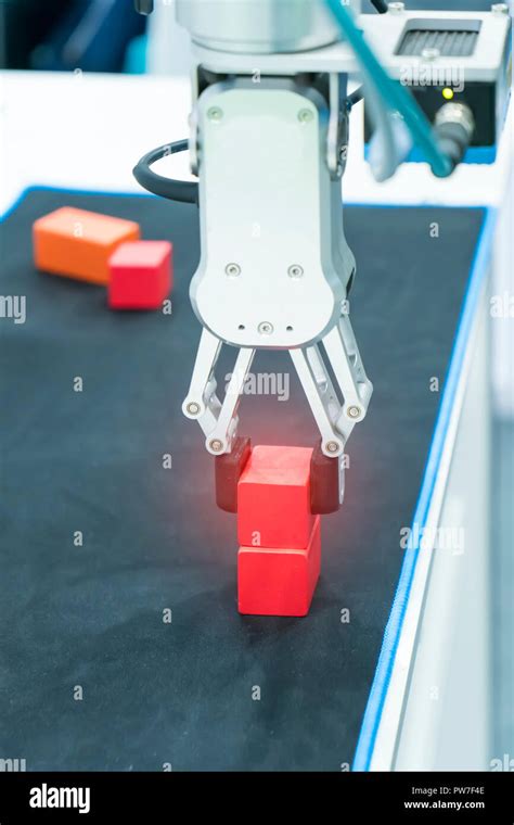 Robotic And Automation System Control Application On Automate Robot Arm In Smart Manufacturing