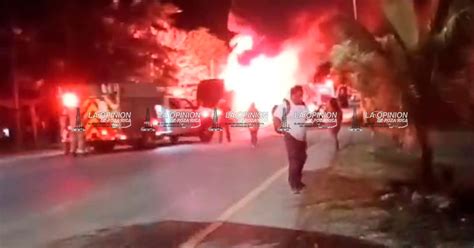 Se incendia autobús de pasajeros