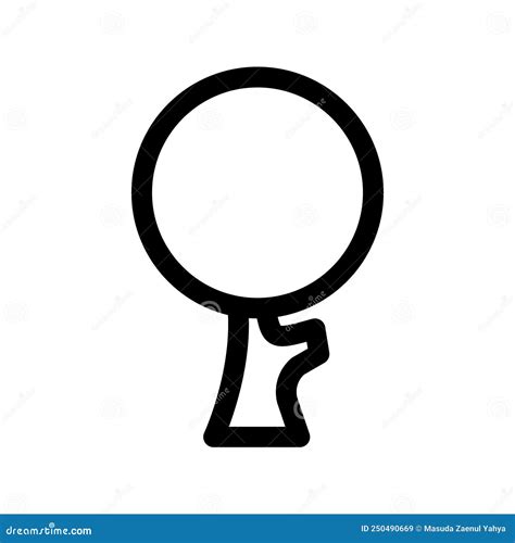Tree Icon Template Stock Vector Illustration Of Botany 250490669