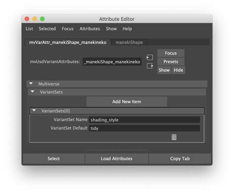 The Variant Attributes Node Multiverse Usd