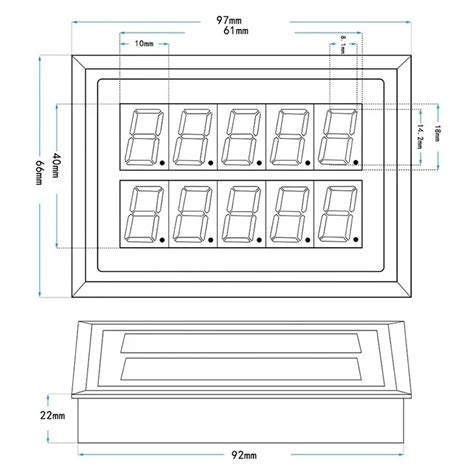 Taidacent Modbus Segment Display Inch Digital LED