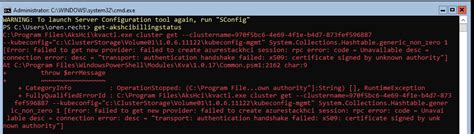 Bug Listing Or Creating Aks Clusters Fails With Certificate Error For