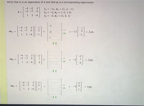 Solved Verify That Is An Eigenvalue Of A And That X Is A Chegg Com
