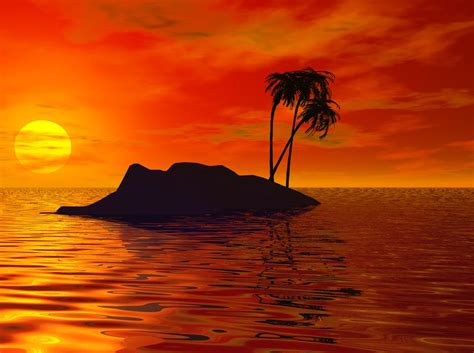 🔥 40 Island Sunset Wallpapers Wallpapersafari