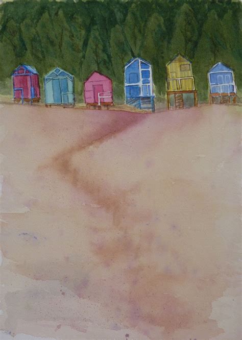 Learning To Draw Learning To See Beach Huts