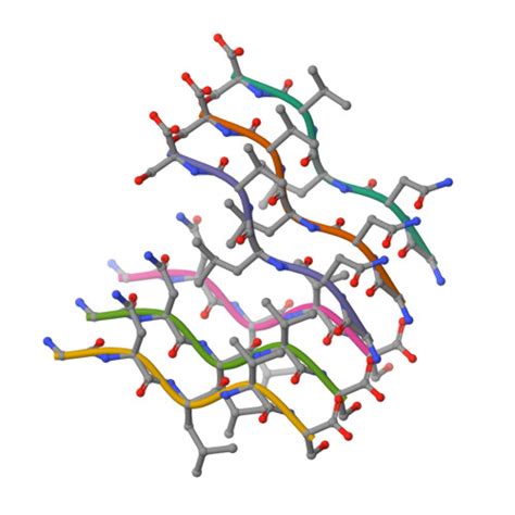 Rcsb Pdb 4qxx Structure Of The Amyloid Forming Peptide Gnlvs