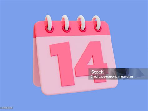 3d Minimal Valentines Day Calendar Valentine Compositions Calendar With
