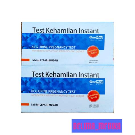 Jual Testpack Kehamilan Alat Tes Kehamilan Tes Hamil Onemed