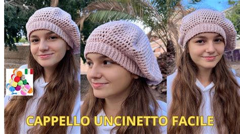 Cappello Basco A Uncinetto Facile Senza Cuciture Tutorial Dalla A