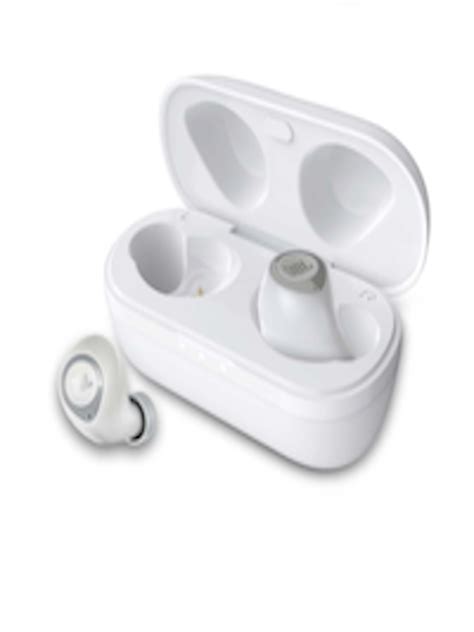 Buy Jbl White T Tws Pure Bass In Ear Wireless Headphones With Voice Assistant Headphones For