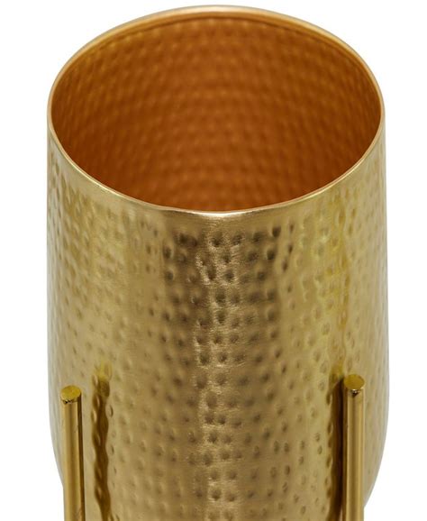 Cosmoliving Metal Deep Recessed Dome Planter With Removable Stand Set Of 2 Macys